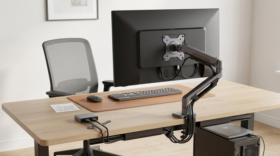 KVM Monitor Arm Setup Without Signal Loss