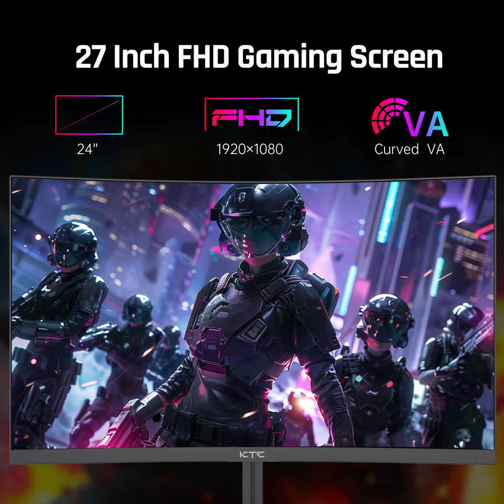 24" 165Hz Curved Monitor | Immersive Gaming Monitor