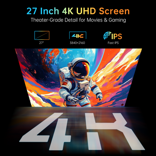 27" 4K | 160Hz Gaming Monitor with HDR400 1ms Response