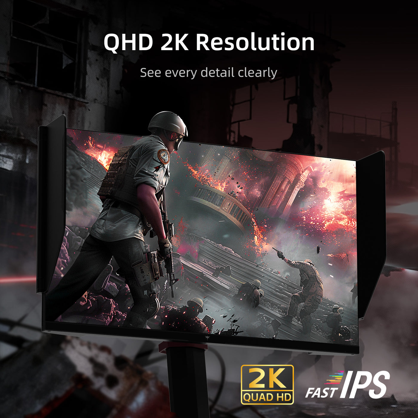 KTC 27" 2K 210Hz wtih Shielding Hood Gaming monitor丨27M1