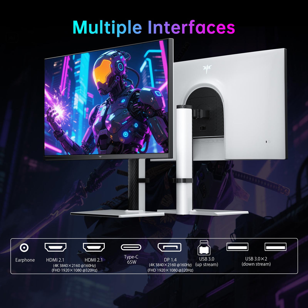 27" 4K 160Hz Mini-LED Monitor with HDR1400