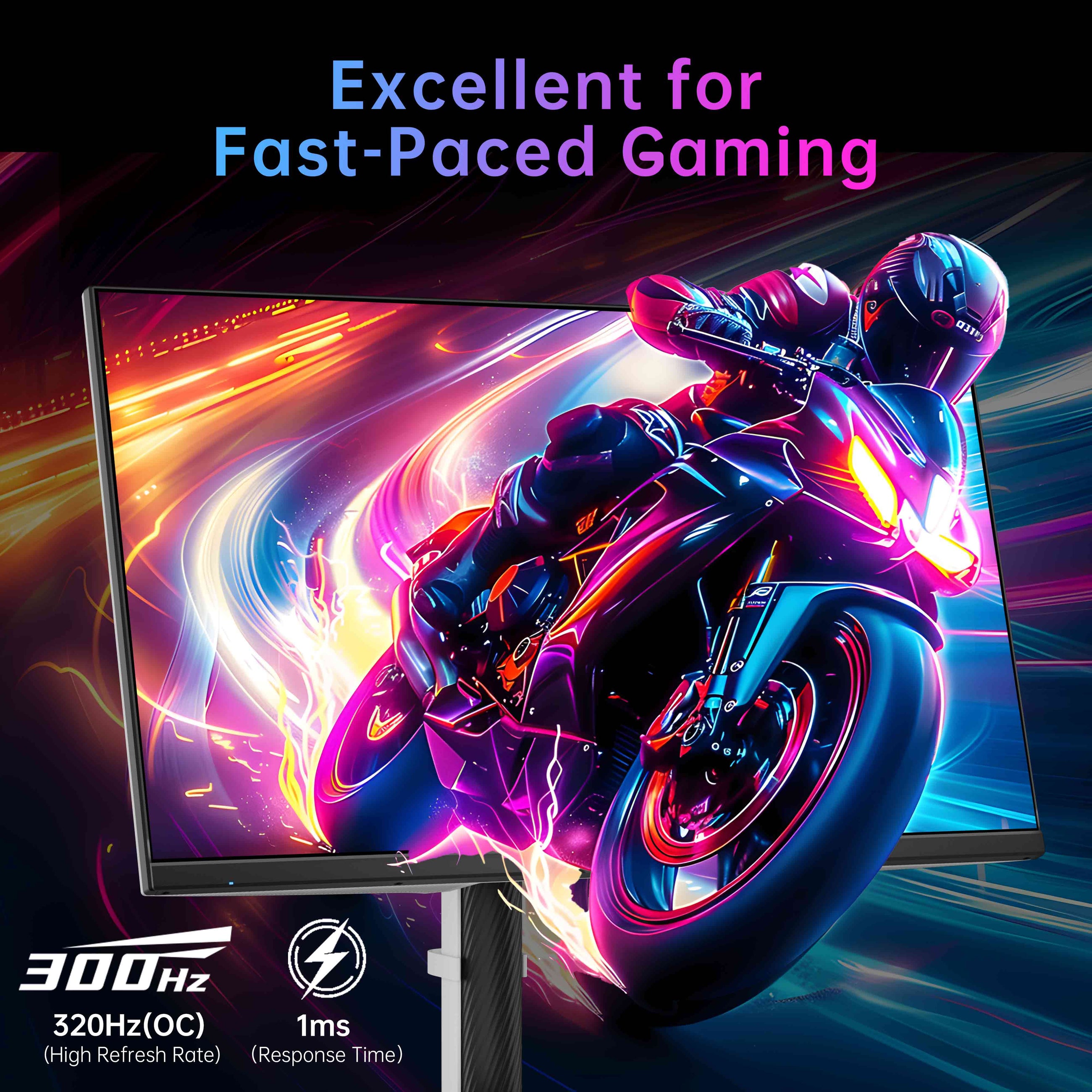 27" 300Hz | Gaming Vertical Monitor - Fast IPS