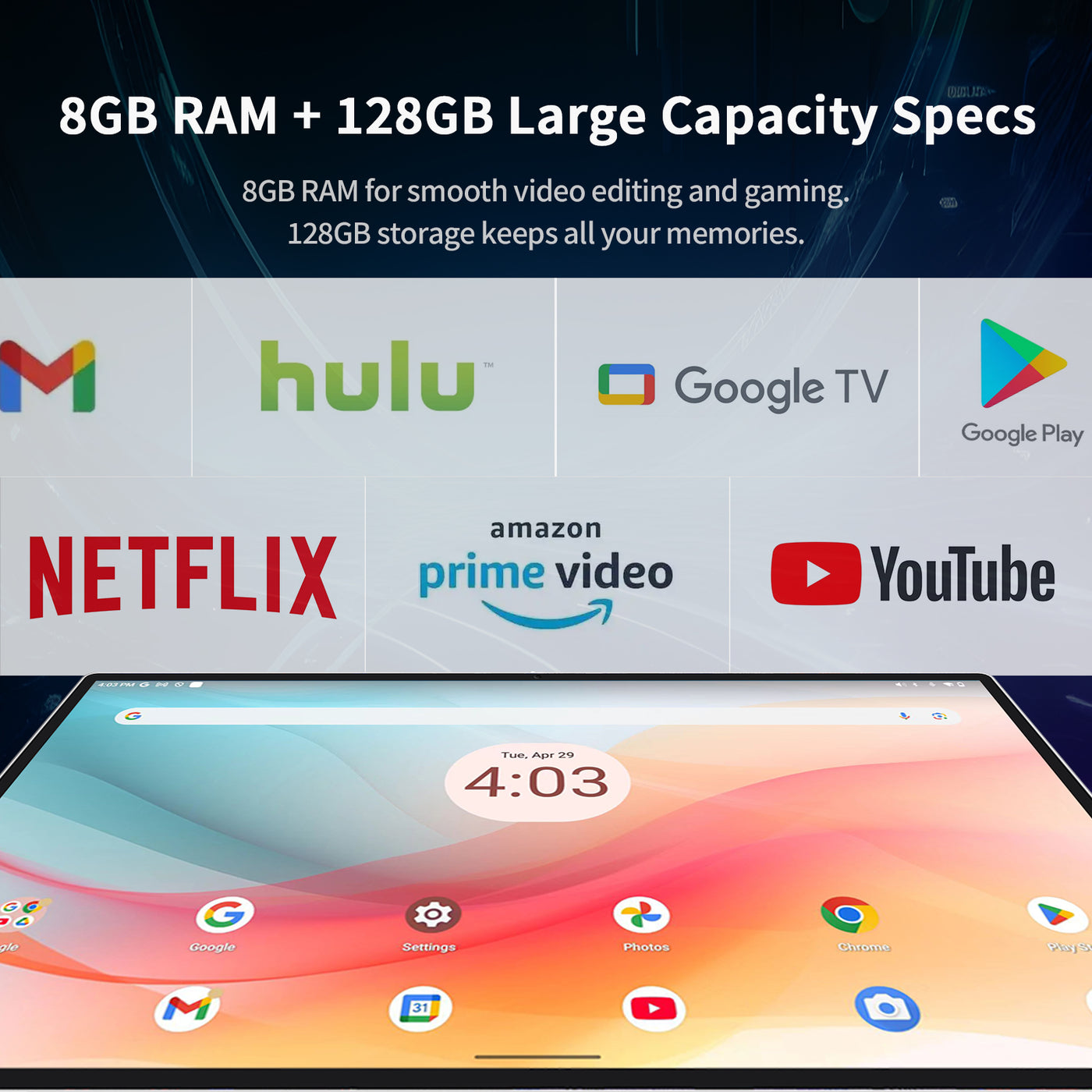 25" 1080P | Portable Google EDLA Touch Screen Display