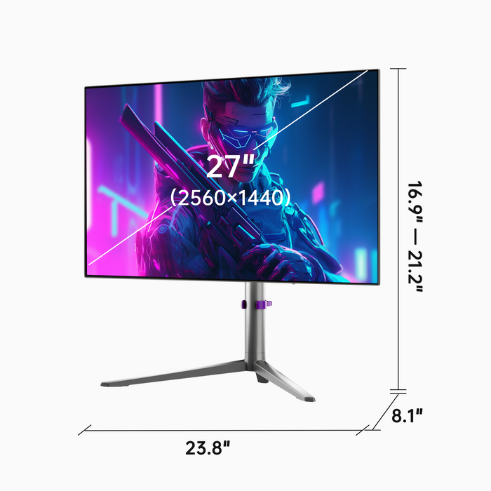 27" OLED QHD Gaming Monitor 240Hz 0.03ms