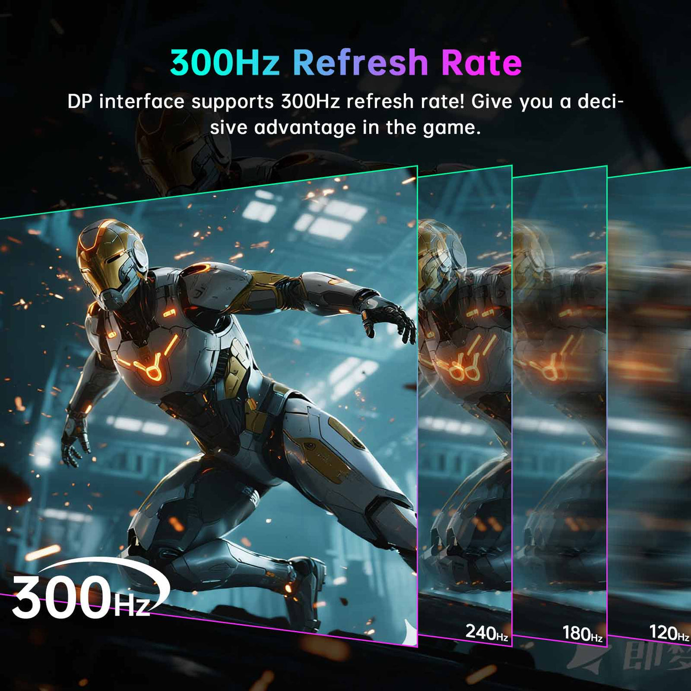 24.5" 300Hz Fast IPS Vertical Gaming Monitor
