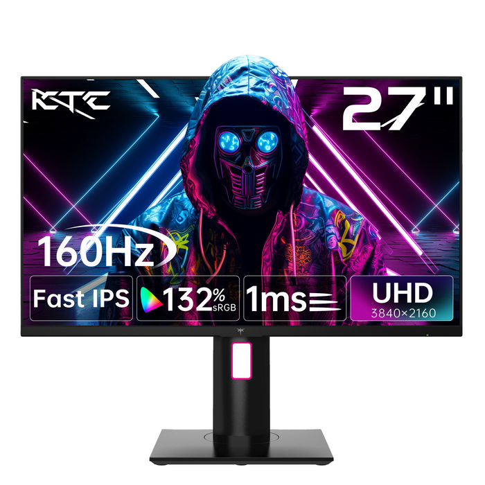 KTC 27 inch 4K Gaming Monitor with 160Hz/144Hz＆HDR400 for Esports