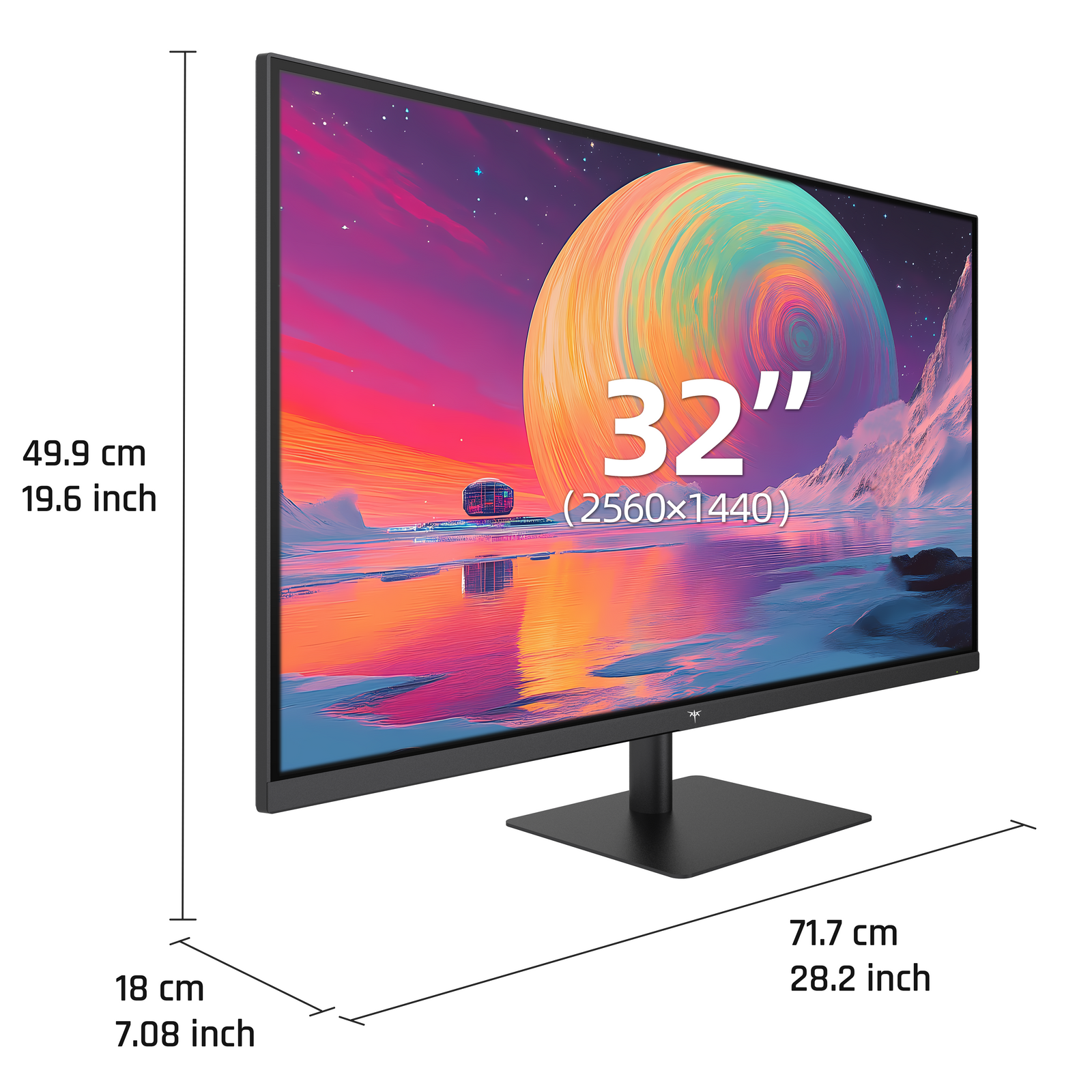 32-inch Monitor | 1440p 120Hz IPS Monitor for Home & Office