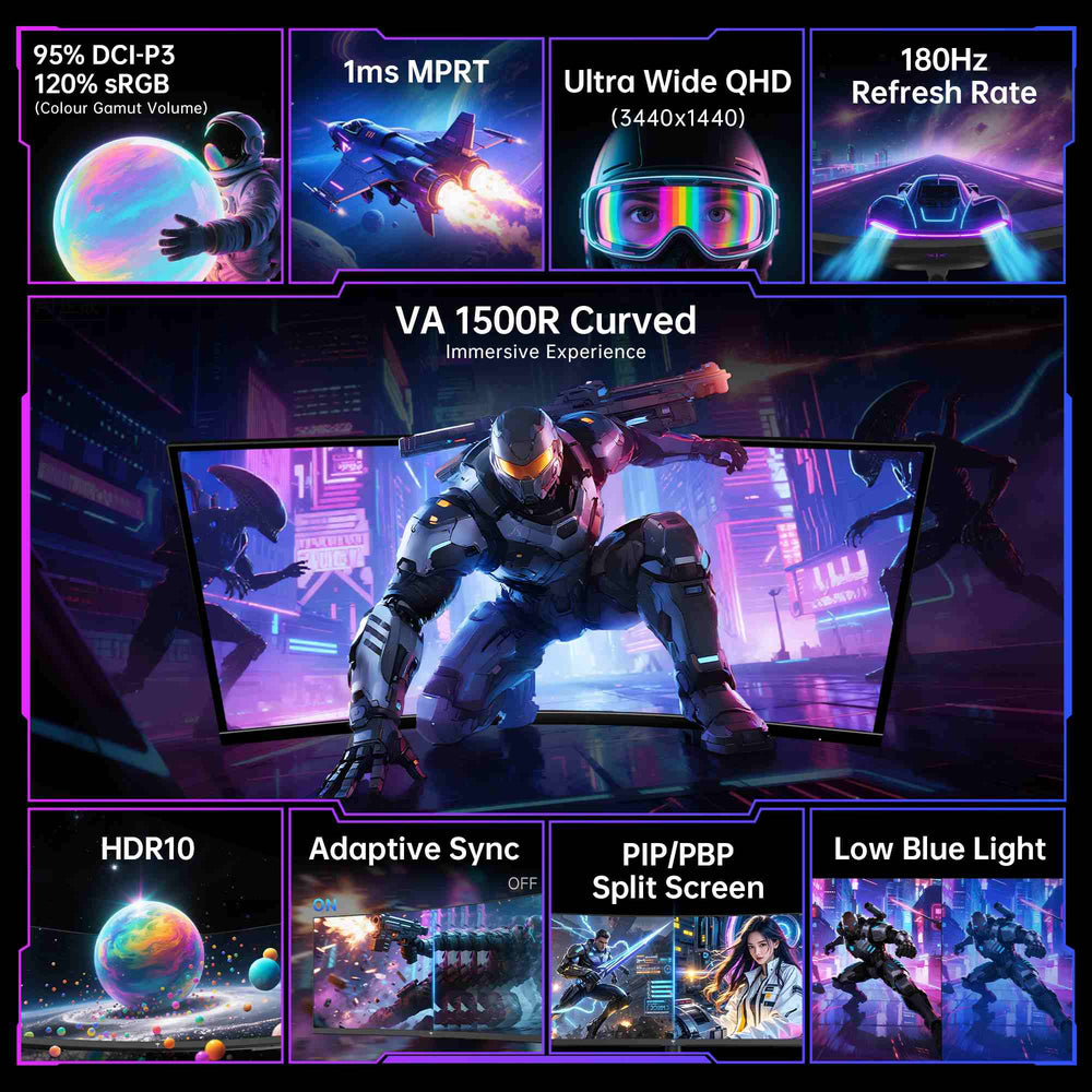 Ultimate Gaming Monitors | Fast, 4K & Curved Displays
