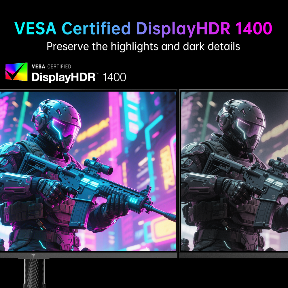 27" 4K 160Hz Mini-LED Monitor with HDR1400