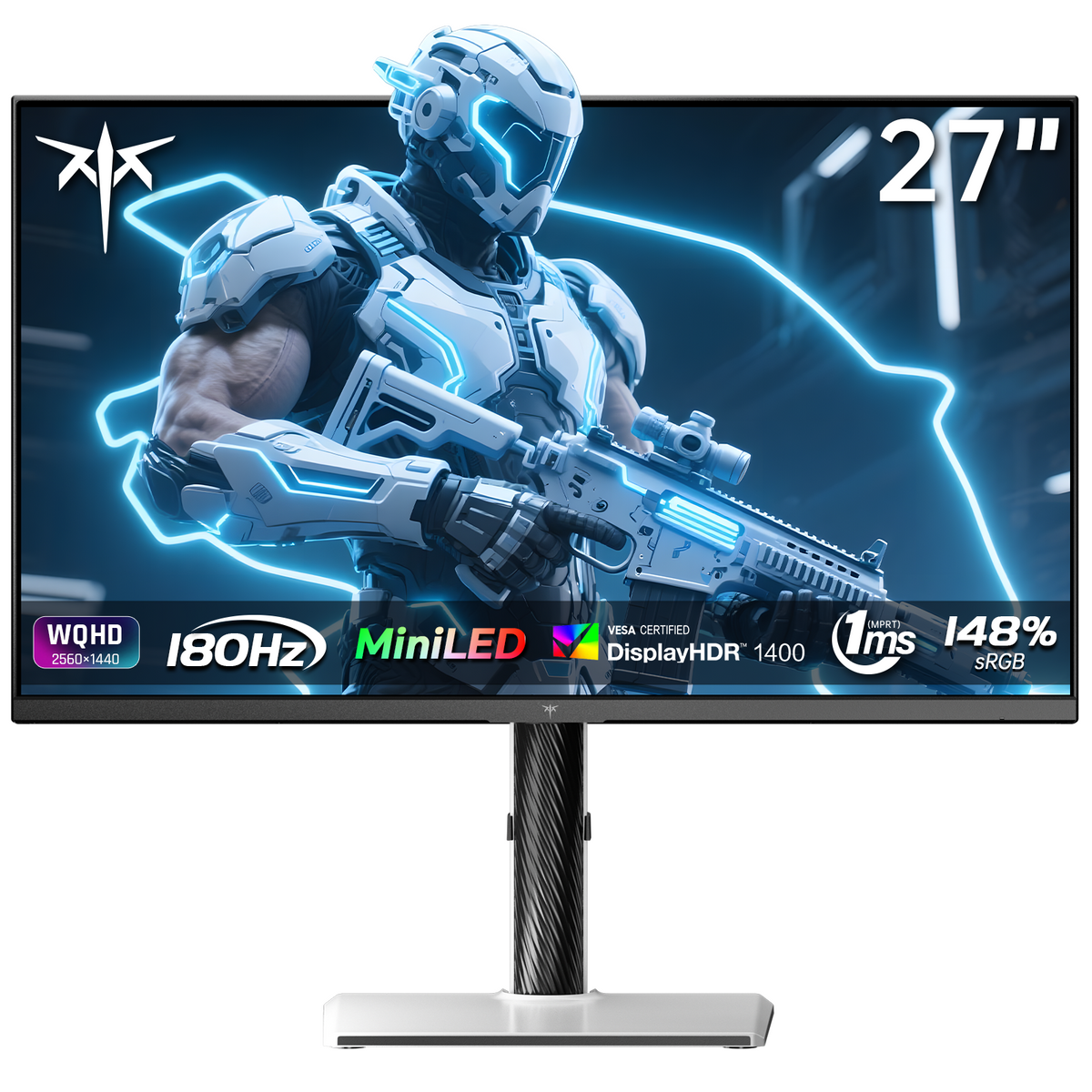 27" 180Hz Mini LED Monitor | WQHD, HDR1400 Visuals