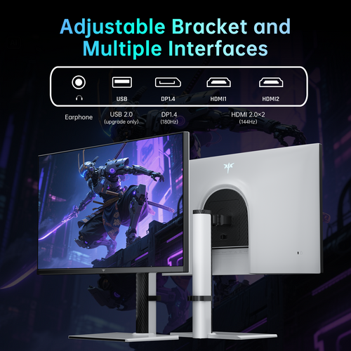 27" 180Hz Mini LED Monitor | WQHD, HDR1400 Visuals