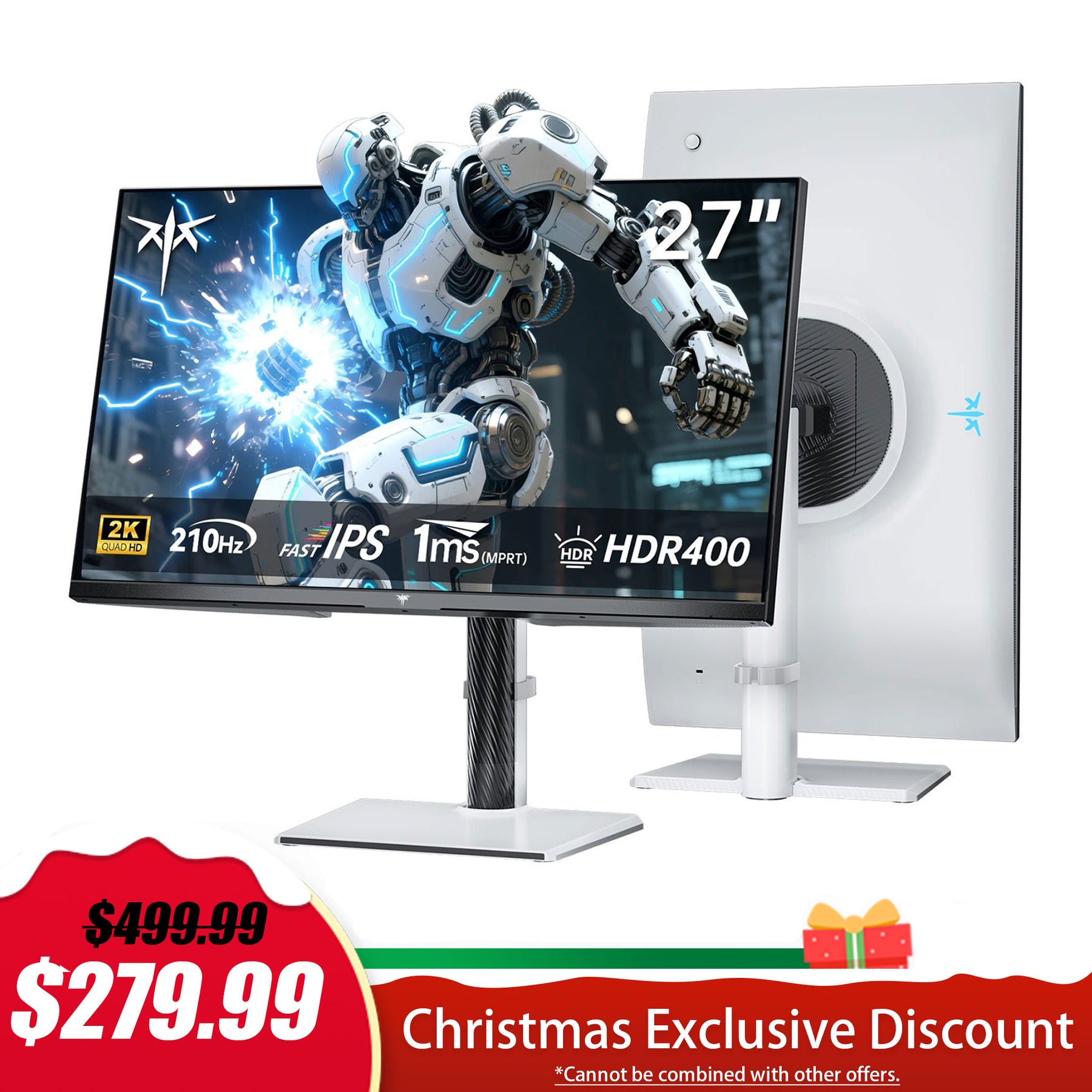 27" 180Hz Mini LED Monitor | WQHD, HDR1400 Visuals